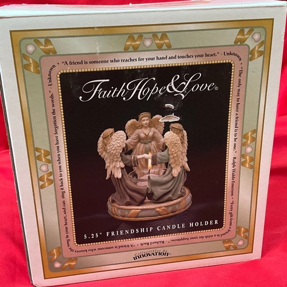 Innovation Giftware Corp. | Accents | Nwt Faith Hope And Love Angel ...